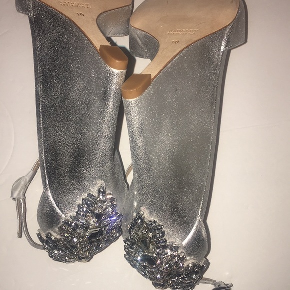 Badgley Mischka | Shoes | Badgley Mischa Sliver Shoes | Poshmark